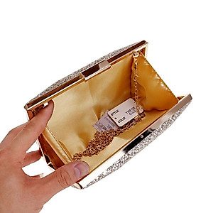 Sequined Dinner Bag, European And American Fashion Women'S Banquet Clutch Bag, Evening Dress Bag, Shiny-Purple