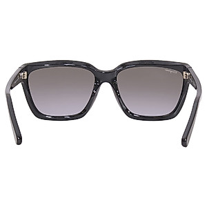 SALVATORE FERRAGAMO-SF1018S 001 Rectangle Sunglasses Black Gray