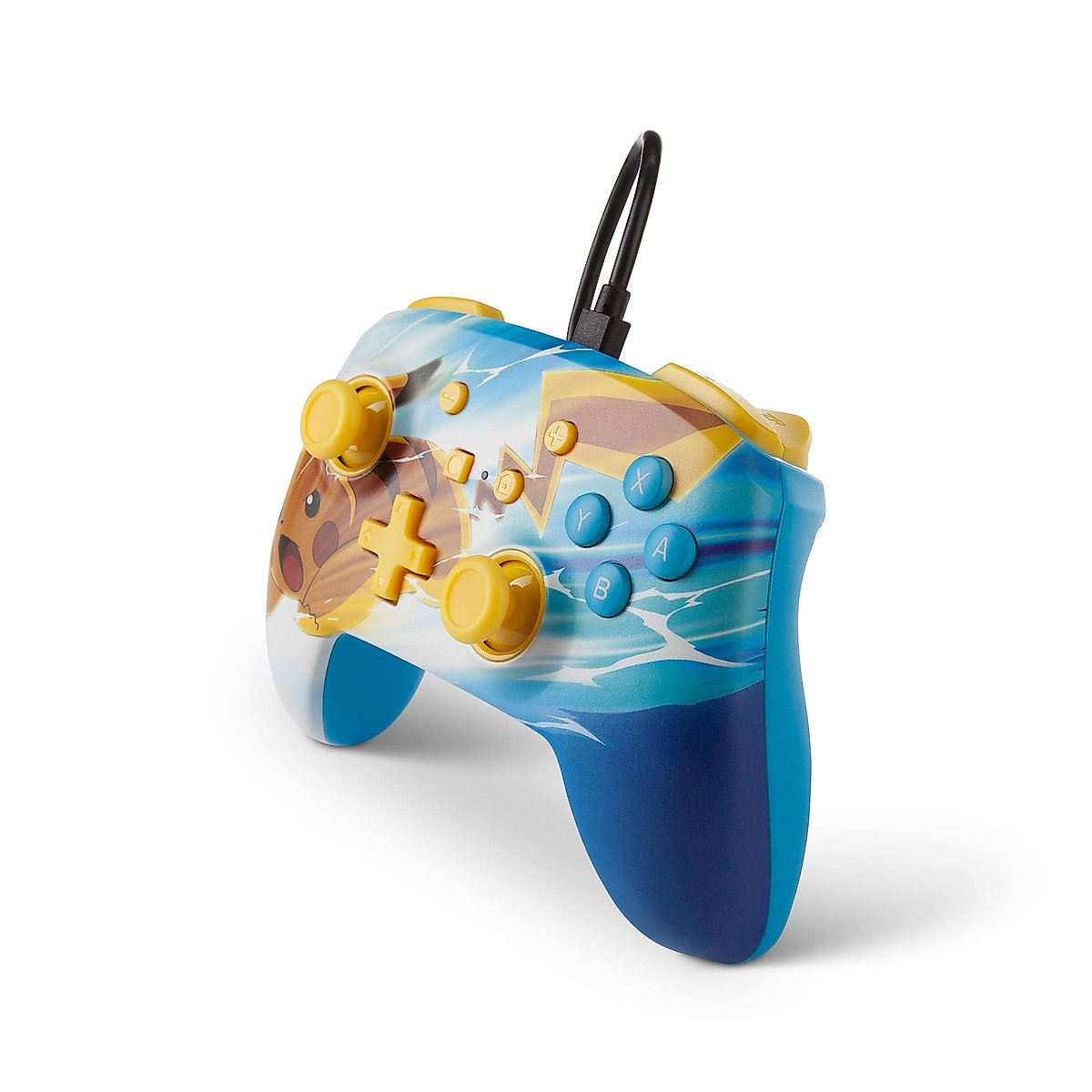 PowerA Enhanced Wired Controller for Nintendo Switch - Pokémon: Pikachu Charge, Gamepad, game controller, wired controller, officially licensed