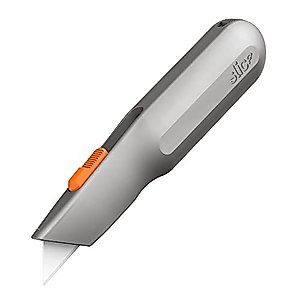 Slice Metal-Handle, 1 Utility Knife, Manual Blade Stays in Position