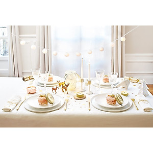 Le Parfait Familia Wiss Terrine Wide Mouth French Glass Jar w/Airtight 2-Piece System Gold Lids | Ideal for Food Storage, Canning, Meal Prep, Cake Jar & DIY Crafts | 24oz Pint/Half (Pack of 6) 750ml