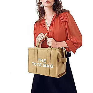 The Tote Bag Canvas for Women | Zipper Closure Shoulder Bag | Handbag for Shopping, Work, Travel, Everyday use (PURPLE)