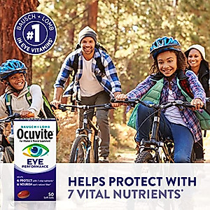 Ocuvite Bausch + Lomb Eye Performance Formula Soft Gels, 30 Count