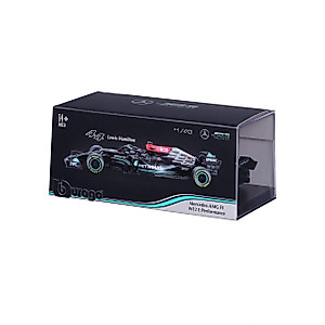 Bburago B18-38058H 1:43 F1 Mercedes AMG W12 E-Performance with Helmet Hamilton, Assorted