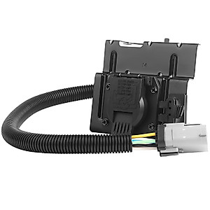 4 & 7 Pin Trailer Tow Wiring Harness Plug Fit for 2002-2004 Ford F250 F350 Super Duty Replaces# ‎2C3Z-13A576-DA Trailer Harness Connector Assembly with Mounting Bracket