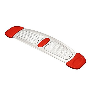 Rachael Ray Multi Stainless Steel Grater, Red Small
