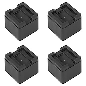 Mxzzand Furniture Riser Pad, Bed Raisers Blocks 4 Sets Leaving More Storage Space Anti Skid for Home