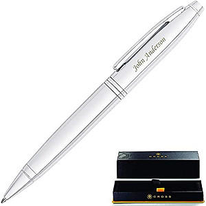 Dayspring Pens Cross Pen | Personalized Graduation Gift Pen - Cross Calais Ballpoint Pen with Grad Emblem on Clip. Engraved/Personalized with name or message in 1 day