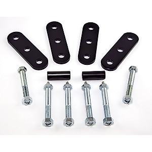 Rugged Ridge 18265.02 Suspension Leaf Spring Shackle Kit, Greaseable; 55-75 Jeep CJ