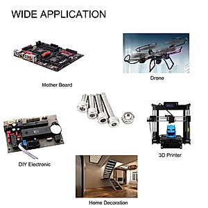 480PCS M2 M3 M4 Screws and Nuts Assortment Kit,Stainless Steel Hex Socket Head Bolt Nuts Assortment Kit,Resistant to and,for Home,Office Appliance,Machinery,Furniture