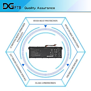 Laptop Battery Replacement for for ACER Aspire 5 A515-43 A515-43G A515-52 A515-52G Swift 3 SF314-42 SP314-21N-R5FR Vero AV15-51 Series KT.0040.5010 KT00405010 4ICP5/61/71 (15.4V 54.6Wh/3550mAh) 51KD7