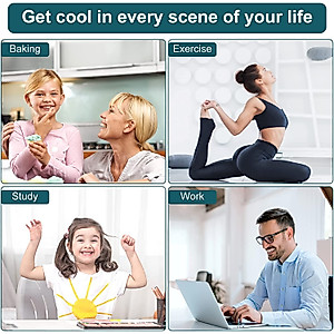 Air Conditioners Portable 2024,Mini Air Conditioners Portable for Room,Oscillating Small Mini AC with Timer,4 Speeds 2 Cool Mist,180°Oscillation Mini Air Conditioners for Room Kitchen