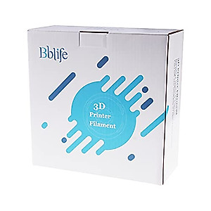 BBLIFE Silk Shiny Multi Color Fast Change Rainbow PLA Filament, 1kg 2.2lbs 1.75mm 3D Printing Material, Widely Support for FDM 3D Printer, Easy to Print