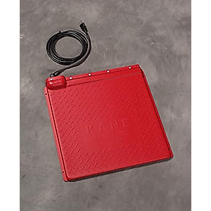 KANE Electric Pet Heat Mat - Heated Pad/Warmer Bed PPHM18R for Pet & Reptile with Dial-A-Temp Rheostat HMR-300 Temperature Control; Safe for Dog, Cat, Puppy, Kitten, Tortoise, Snake (18" x 18")