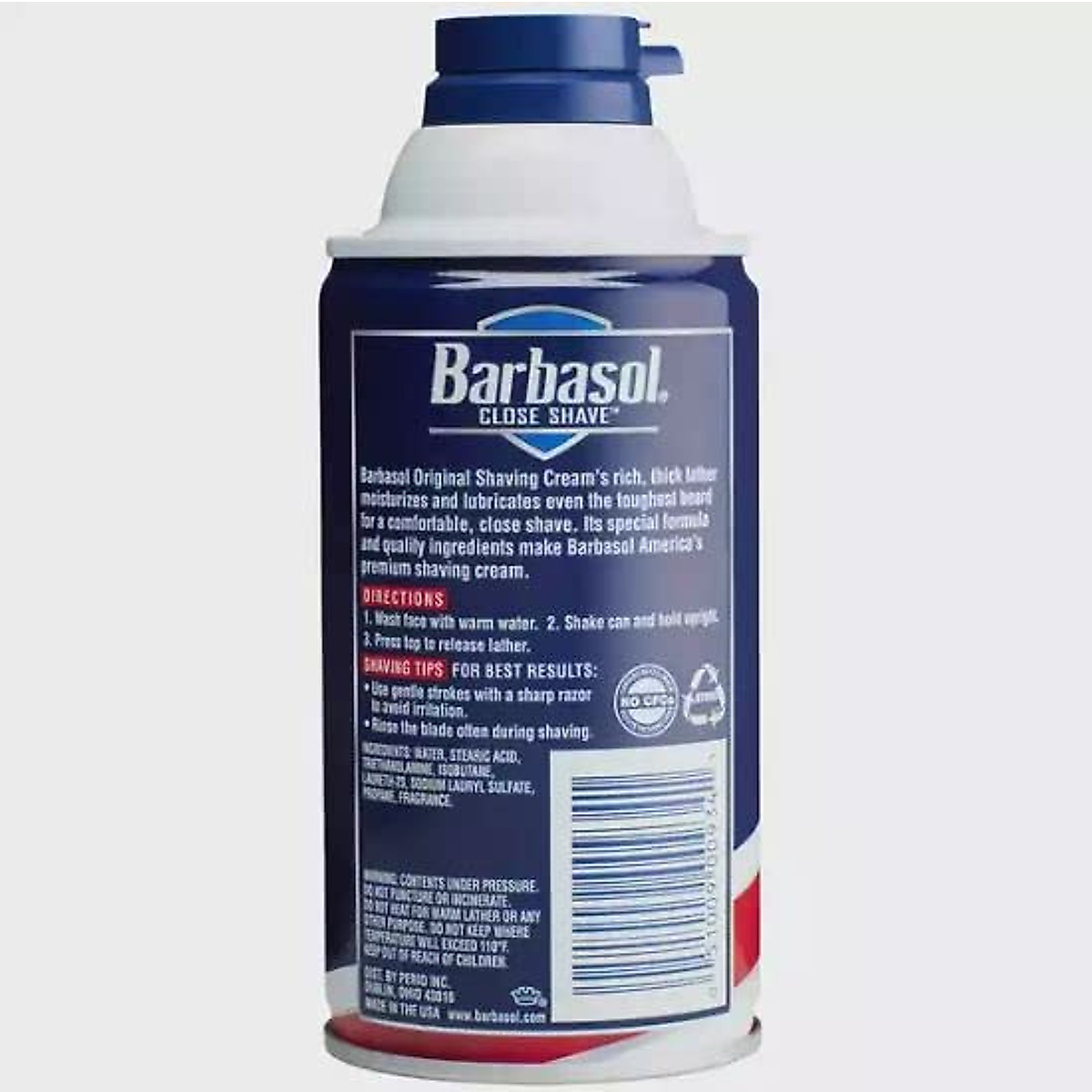 Barbasol Shave Cream, Original - 10 oz - 2 pk