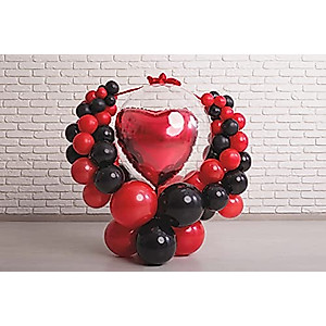 Treasures Gifted Mini Red Balloons - 5 Inch Red Balloons - Dark Red Balloons - Ruby Red Balloons - Red Latex Balloons - Bright Red Balloons - Small Red Balloons 100 Pack