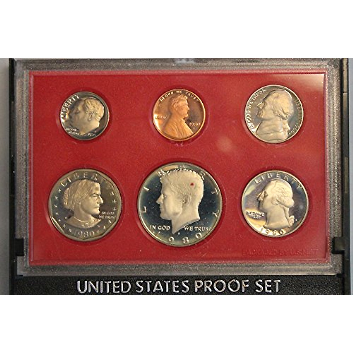 1980 S -1989 US Mint Set Clad Proof Set Run 52 coins