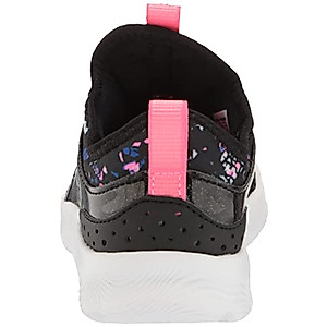 Under Armour Girls' Pre School Infinity 2.0 Print Alternate Closure, (001) Black/Black/Pink Punk, 2, US