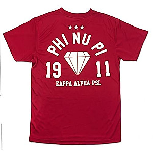Kappa Alpha Psi Tee Phi Nu Pi [L] Crimson Red