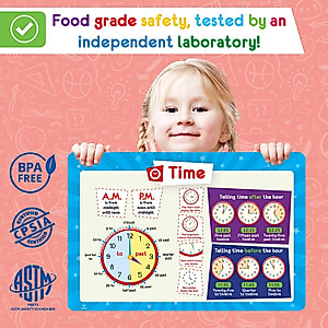 10 Kids Placemats: 2 Packs of 5 Simply Magic Placemats for Kids