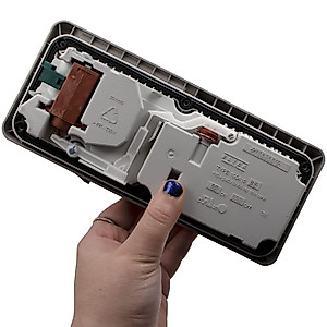 Supplying Demand W10605015 W10304416 Dishwasher Detergent Dispenser Assembly Replacement Model Specific Not Universal Grey
