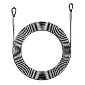 Amgo 48 Feet (12ft x 4) PVC Coated Stainless Steel Metal Wire Cable Ropes Hardware Kits for Square and Rectangle Sun Shade Sail Canopy  - Commercial Standard Heavy Duty - for 10 Inch Set