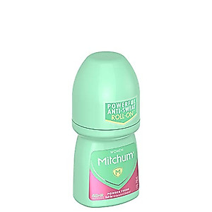 Mitchum Women Roll-On Antiperspirant Deodorant, Powder Fresh, 1.7oz.