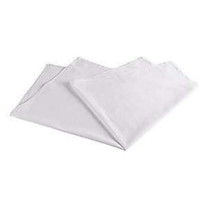 Linteum Textile Classic White Flour Sack Kitchen Dish Towels 100% Cotton, Tea Towels Absorbent and Long Lasting Material 6 Pack - 28x29 in