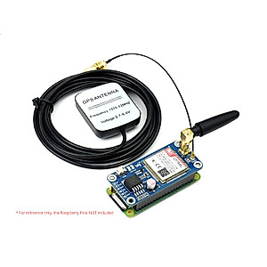 Waveshare SIM7000G NB-IoT/Cat-M/Edge/GPRS HAT, Compatible with Raspberry Pi 5/4B/3B/Zero/Zero W/Zero 2W/Pico/Pico W/Pico WH, GNSS Positioning, Global Band Support