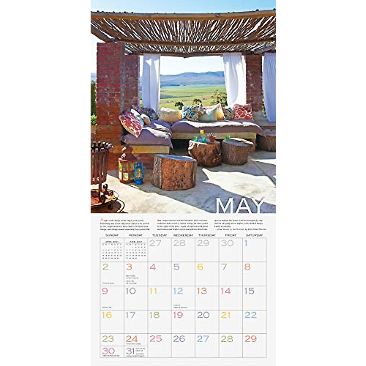 Out on the Porch Wall Calendar 2021