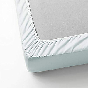 Audley Home 100% Egyptian Cotton Sheets Set, 400 Thread Count Bed Sheets – 4 Piece Bedding Sets- Sateen Weave Long-Staple Cotton, Wrinkle-Free, Fitted Sheet Upto 18'' Deep Pocket (Queen, White)