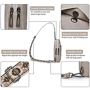 Imperial HORSE Small Crossbody Bags for Women,Sling Bag for Women Crossbody,Fanny Pack Chest Bag for Women for Walking Travel