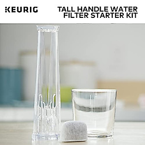 Keurig Tall Handle Water Filter Starter Kit, Comes with Handle and 2 Replacement Water Filters, Compatible with Select Keurig Coffee Makers