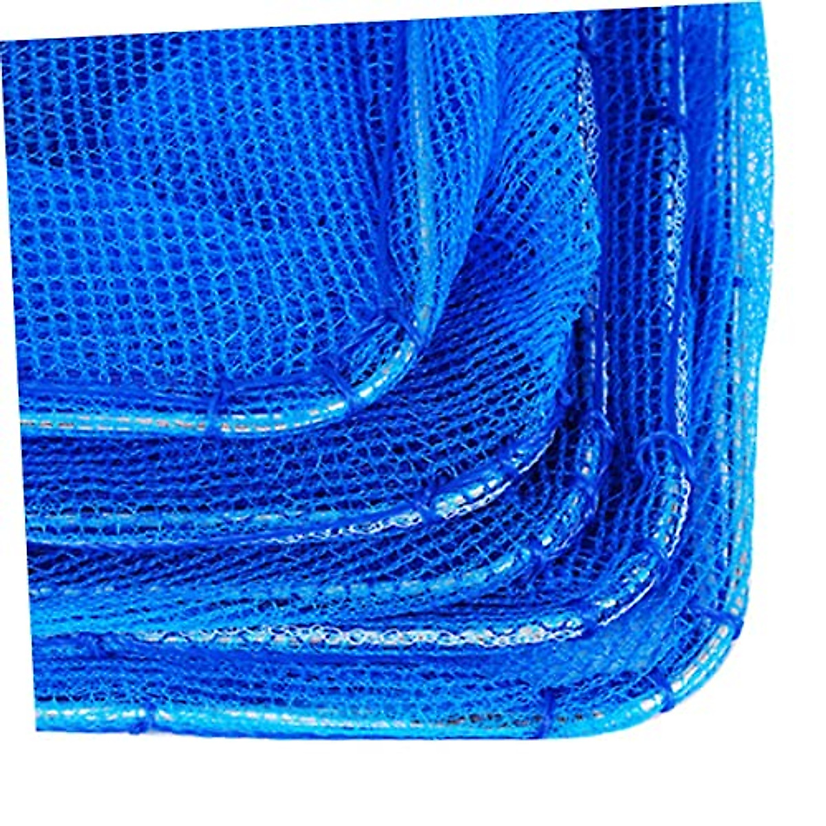 CLISPEED 2pcs Foldable Fish Cage Meat Dehydrater Foldable Basket Flower Food Foldable Drying Rack Mesh Hanging Dryer Rack Drying Basket Nylon Multi-layer Net Blue Nylon Hanging Hanger