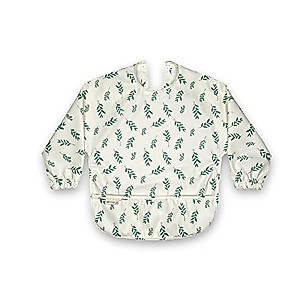 Little Keegs Long Sleeve Baby Bibs - Toddler Art Smock Feeding Baby Apron Eating Shirt Waterproof Wearable Full Sleeved Bib