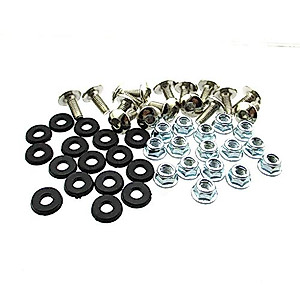 TC-Motor M6 x 16 Plastic Fender Bolt Washer Nut Screw Kit For 50cc 70cc 90cc 110cc 125cc ATV Quad 4 Wheeler