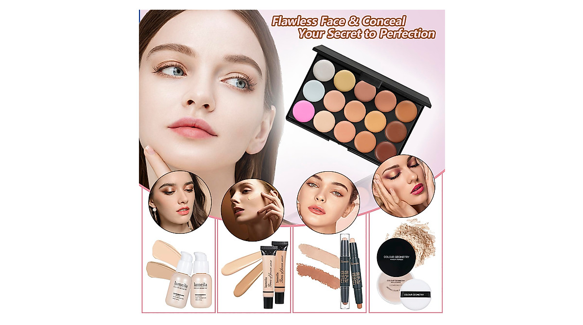 Teens Makeup Kit - Full Makeup Set for Women & Gifts | KAVCENT