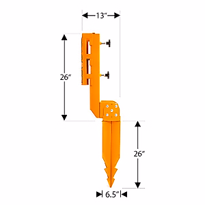 PROBASE Steel Stand for Portable Basketball Hoop. Replaces Any Kind of Portable Hoop Plastic Base. Give Roots to Your Portable Hoop