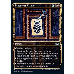 Magic: the Gathering - Maestros Charm (317) - Showcase - Streets of New Capenna