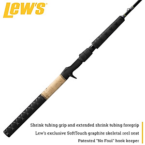 Lew's Speed Stick 6'6"-1 Medium Flat Line Trolling Walleye Rod