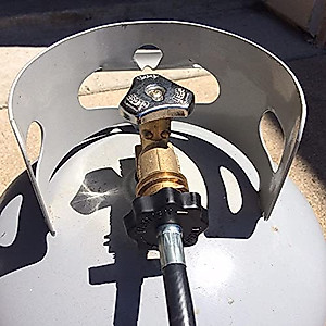 MCAMPAS Propane Torch Hose Weed Burner Hose Adapter for Use Connects to U.S.Any Standard Propane Tank to Propane Weed Burner Torch Head Burner 12 Feet High Pressure Extension Hose 350 PSI