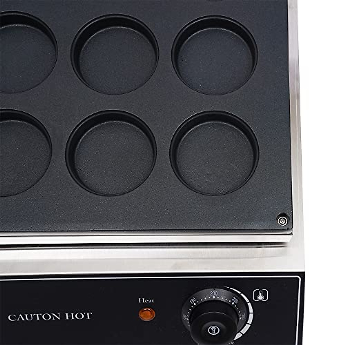 DYRABREST Commercial Electric Red Bean Cake Baker, Nonstick Waffle Maker Machine, 110V Stainless Steel Waffle Iron Maker, with Temperature and Time Control for Restaurant, Cafe Tea Shop, Snack Bar