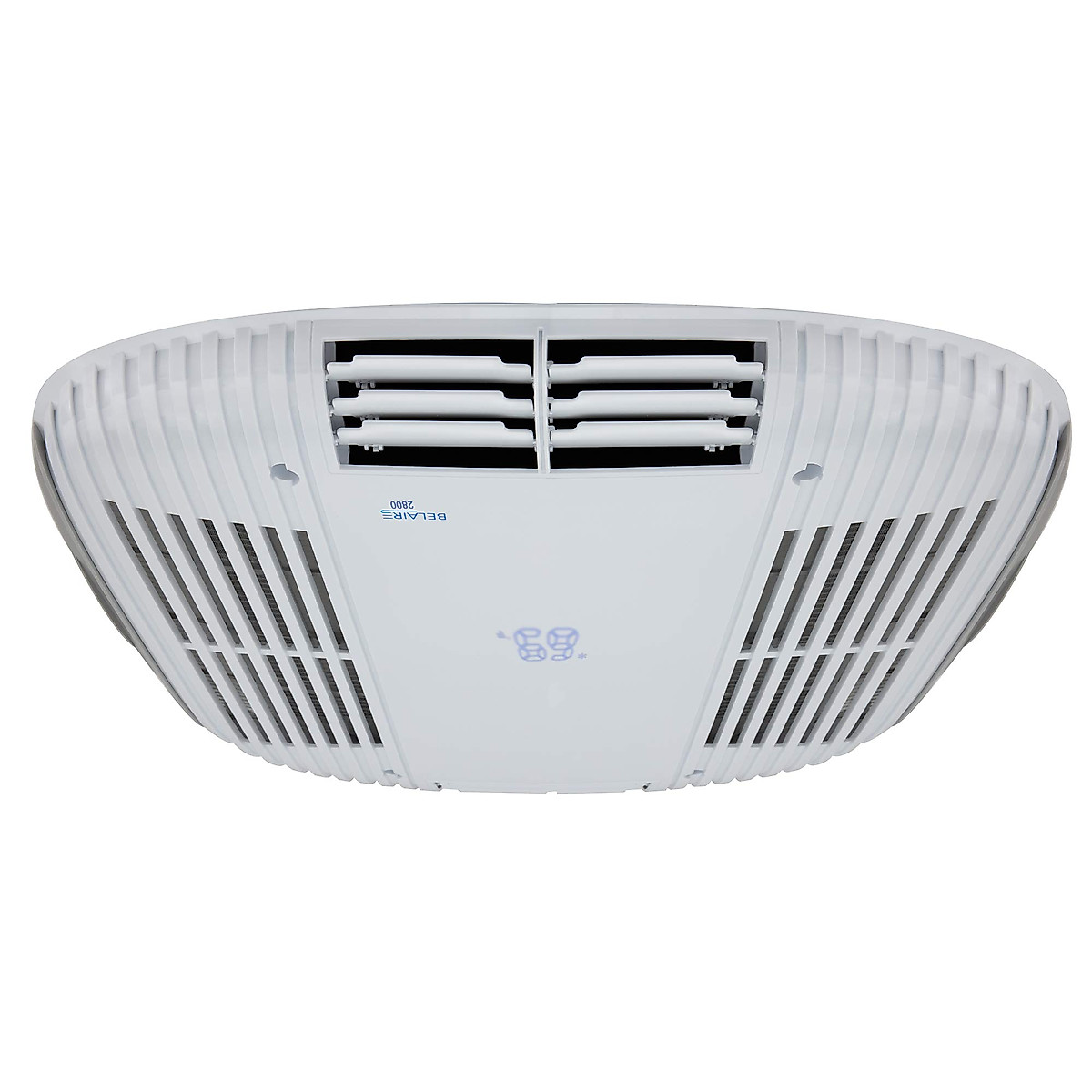 RecPro RV Air Conditioner Low Profile 9.5K Non-Ducted | Optional Heat Pump | Quiet AC | Cooling Only | RV AC Unit | Camper Air Conditioner (Do Not Include Heat Pump, White)