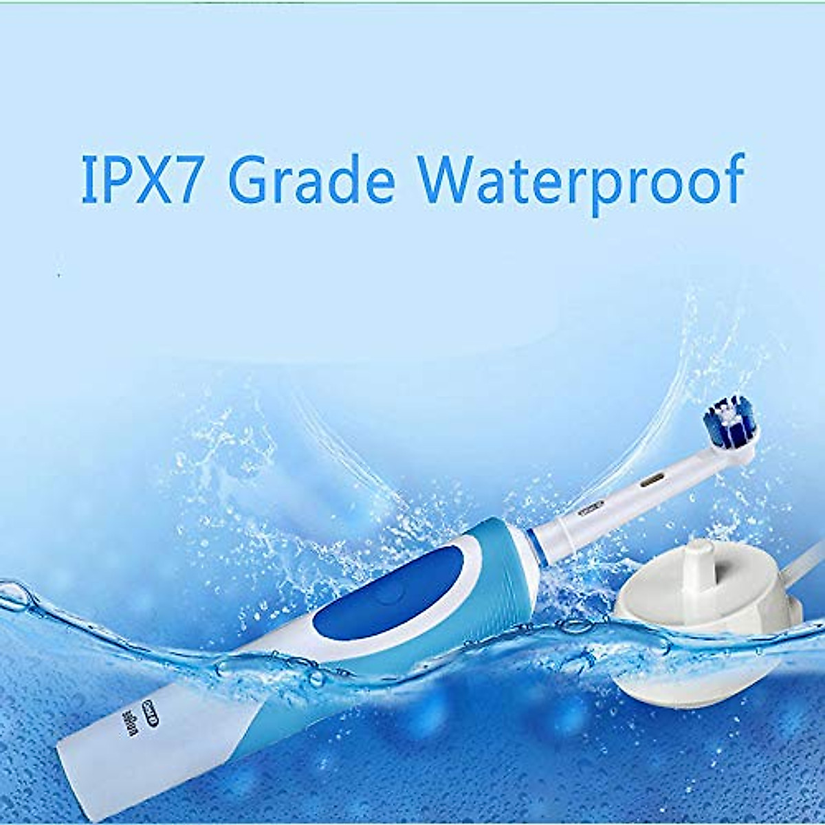 for Oral B Electric Toothbrush Replacement Charger Power Cord Supply Inductive Charging Base Model 3757 Portable Environmental ABS for Travel