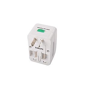 NA Worldtrip Plug Global Universal Travel Adapter for 220+ Countries, International Power Charger, European Adapter, Wall Charger Power Plug for USA EU UK AUS