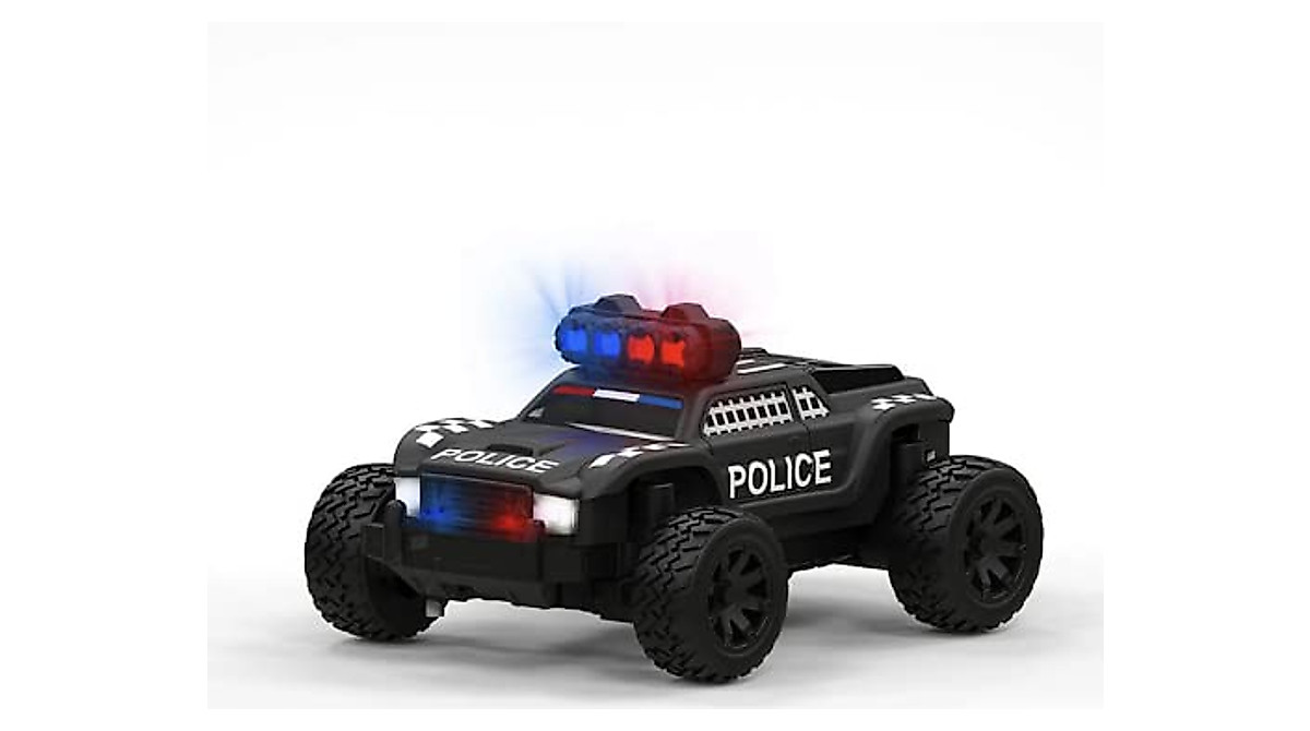 Turbo Racing C82 Mini RC Police Car - Off-Road Fun