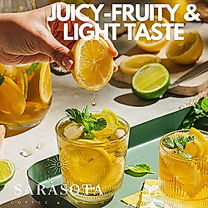 Sarasota Tea, Gallon Tea Bags, Gourmet Black Iced Tea Bags, 1 Gallon Iced Tea Bags, (48 Count)