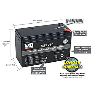 VERIZON FIOS Upgrade Replacement Battery 12V 8AH SLA Rechargeable Battery 15% Longer Run TIME by VICI