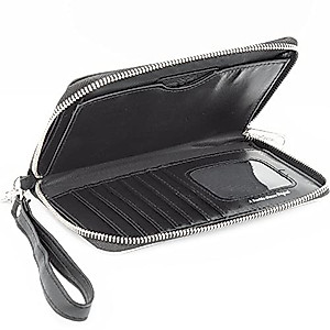 Disney Wallet, Zip Around, The Little Mermaid Ariel and Eric Kiss the Girl Scene, Vegan Leather