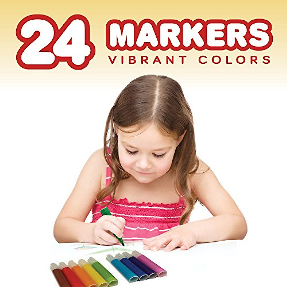 Deluxe Art Set For Kids by ART CREATIVITY - Ideal Beginner Artist Kit Includes 101 Pieces - Watercolor, Crayons, Colored Markers, Color Pencils and More + Bonus Coloring Book